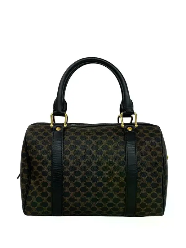 Celine 1997 Macadam Coated Canvas Handbag