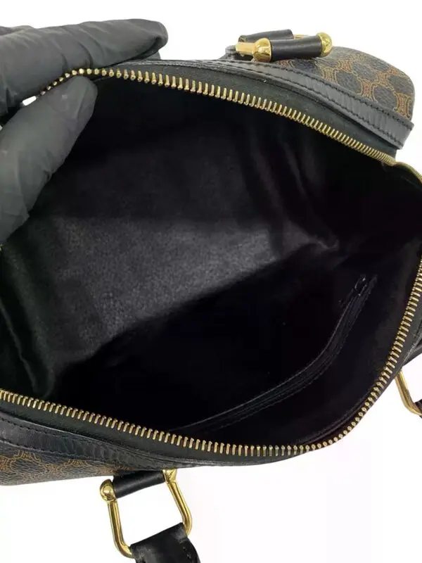 Celine 1997 Macadam Coated Canvas Handbag