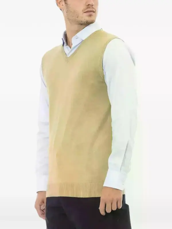 Alpha Studio V-neck Sleveless Knitted Vest