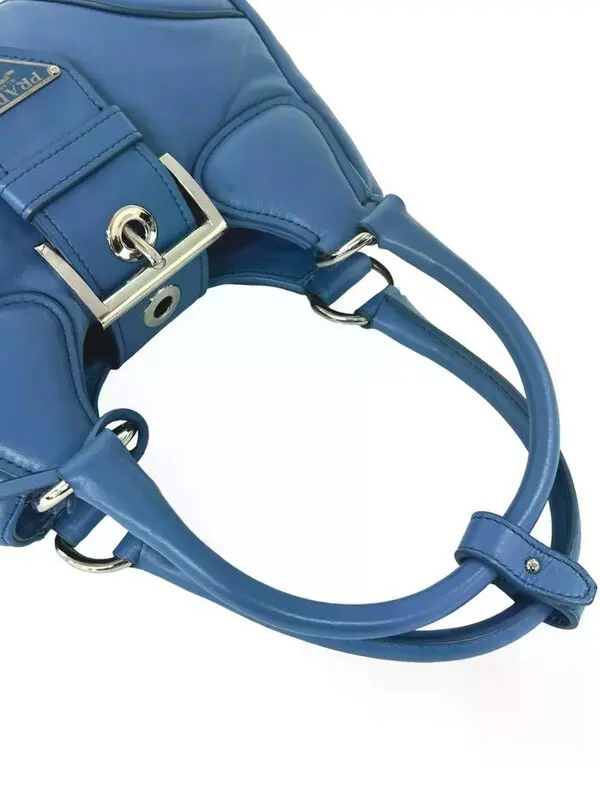 Prada 2013-2026 Nappa Soft Padded Re Edition 2002 Moon Satchel