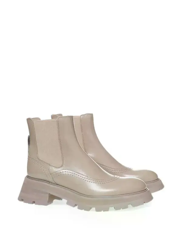 Alexander McQueen Brogue-detail Chelsea Boots