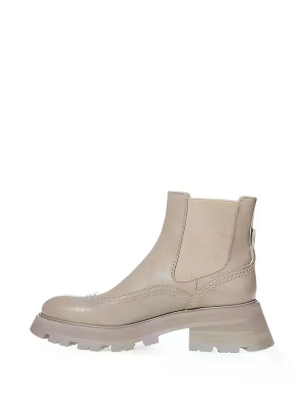 Alexander McQueen Brogue-detail Chelsea Boots