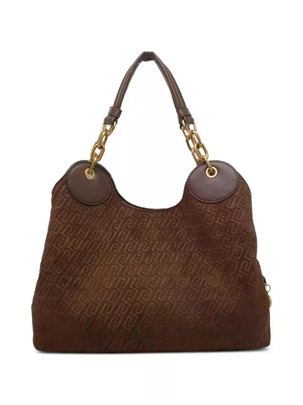 Liu Jo Monogram-embossed Chain-link Tote Bag