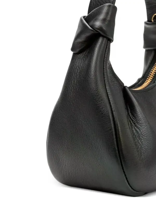 LA PORTEGNA Anita Knotted Leather Tote Bag