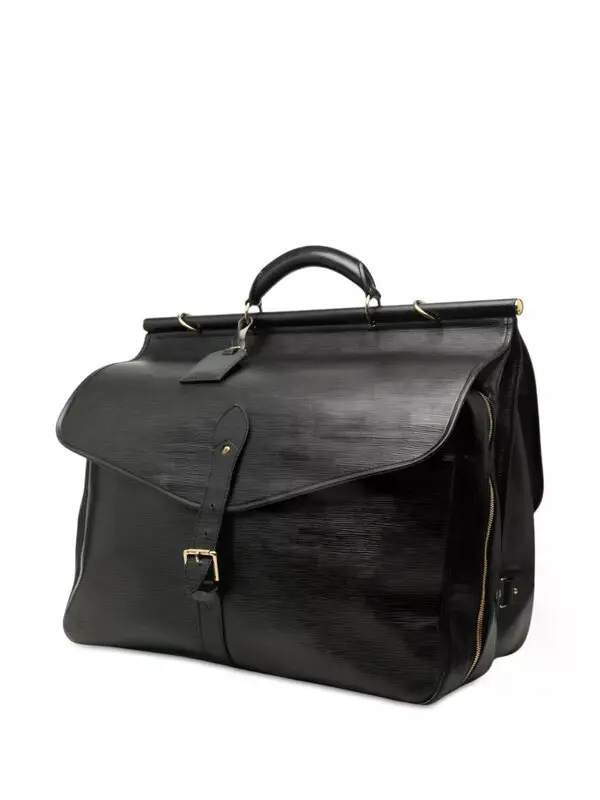 LOUIS VUITTON 1980-2015 Epi Sac Chasse Hunting Bag Travel Bag - Black