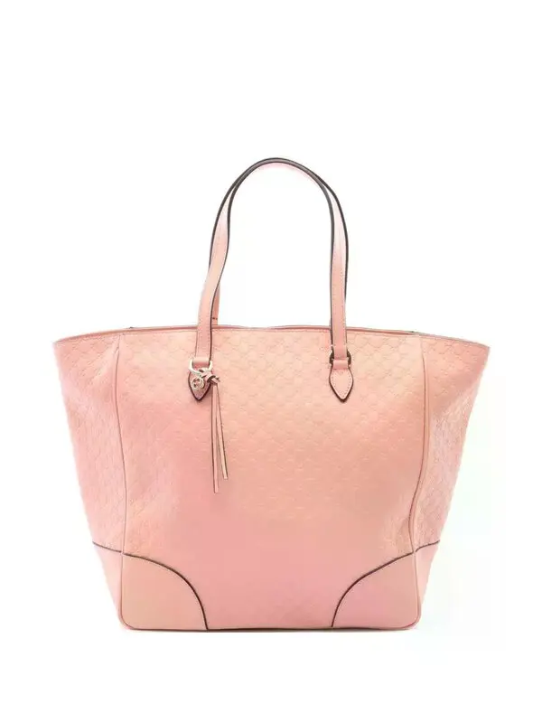 Gucci 2010s Micro Guccissima Bree Tote Bag - Pink