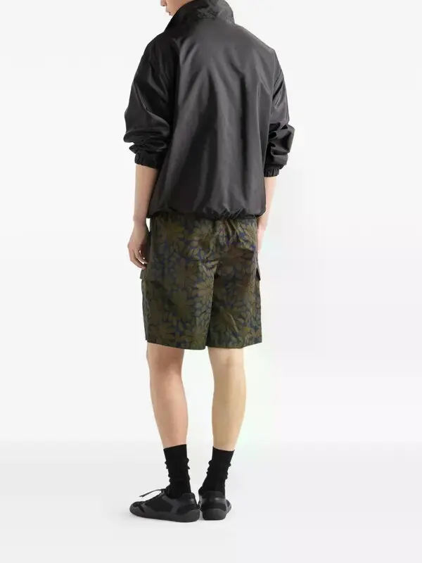 Prada Printed Re-nylon Swim Trunks - Blue