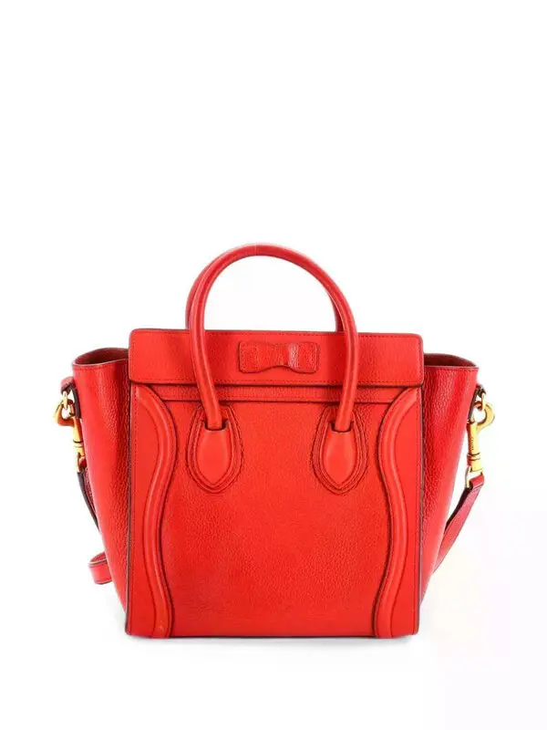 Celine Luggage Bag Grainy Leather Nano Crossbody Bag