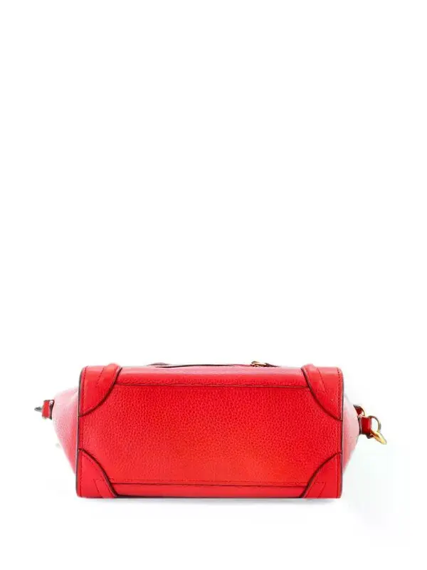 Celine Luggage Bag Grainy Leather Nano Crossbody Bag