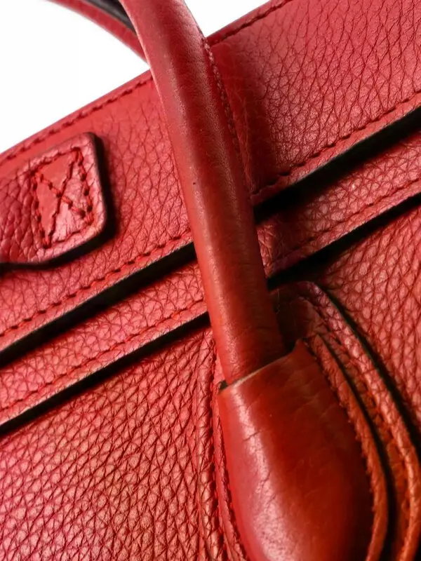 Celine Luggage Bag Grainy Leather Nano Crossbody Bag