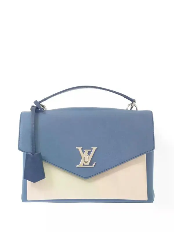 LOUIS VUITTON 2017-2026 Bicolor Taurillon Mylockme Top Handle Bag Satchel