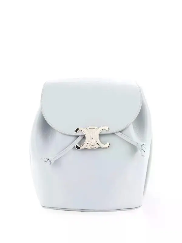 Celine Bonnie Leather Backpack - Blue