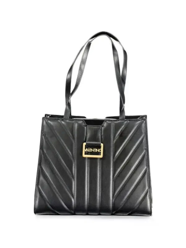 MARIO VALENTINO Quilted Chevron Tote Bag