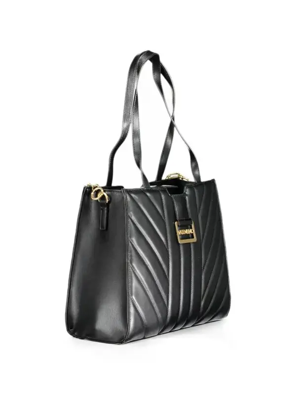 MARIO VALENTINO Quilted Chevron Tote Bag