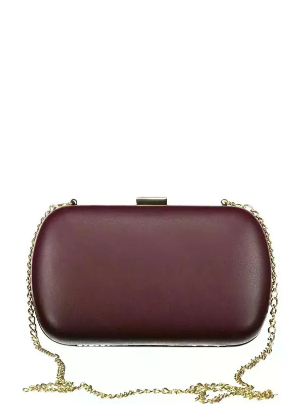 MARIO VALENTINO Logo-stamp Clutch Bag - Red