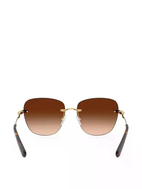 SWAROVSKI Rimless Square-frame Sunglasses