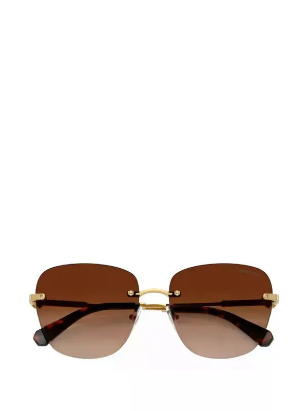 SWAROVSKI Rimless Square-frame Sunglasses