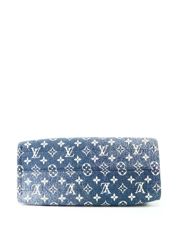 LOUIS VUITTON 2021-2026 Monogram Denim Onthego Mm Satchel