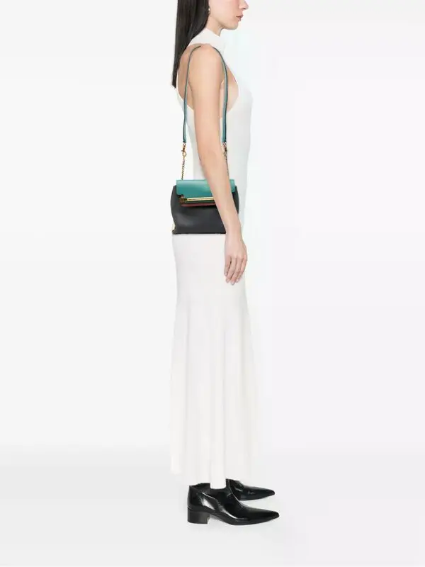 Chloé 2002-2026 Small Tricolor Leather Clare Crossbody Bag