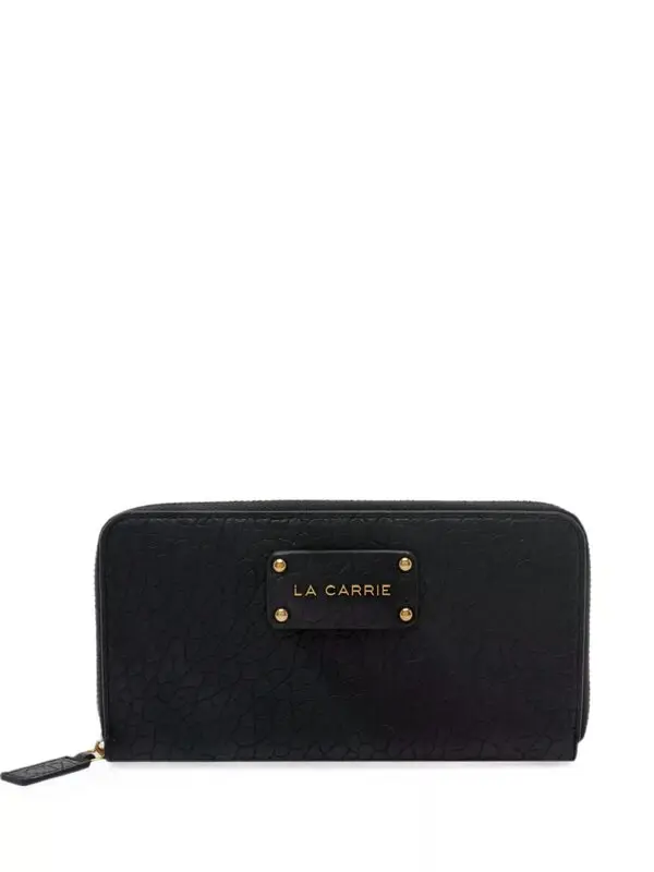 LA CARRIE Logo-plaque Zip-around Wallet