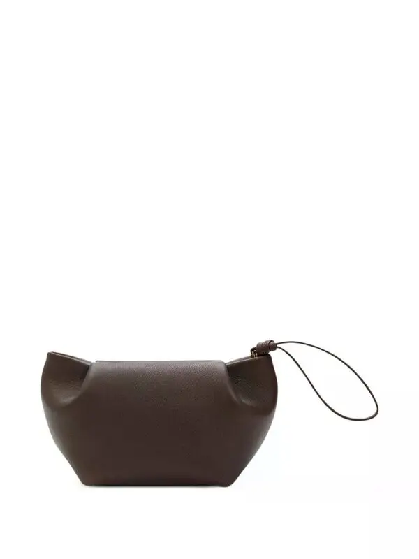 LA PORTEGNA Small Martita Leather Clutch Bag