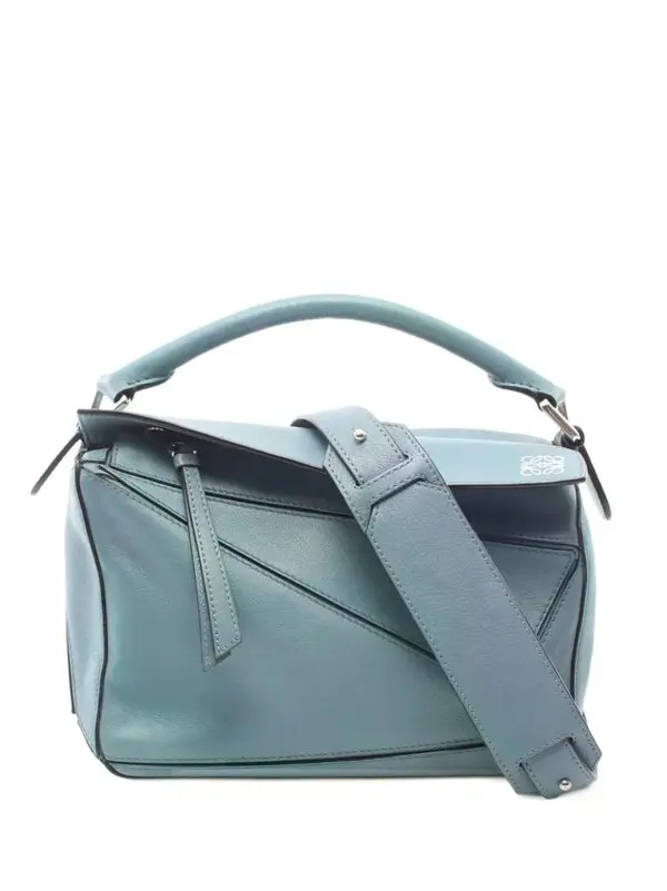 Loewe 2000s Puzzle Shoulder Bag - Blue