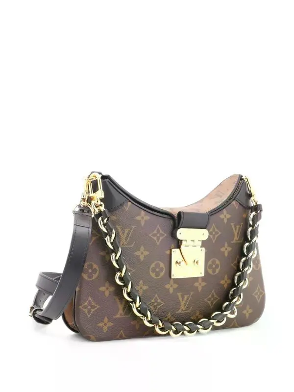 LOUIS VUITTON Twinny Handbag Monogram Canvas And Reverse Monogram Canvas With Leather Shoulder Bag