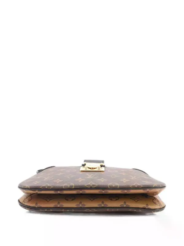 LOUIS VUITTON Twinny Handbag Monogram Canvas And Reverse Monogram Canvas With Leather Shoulder Bag