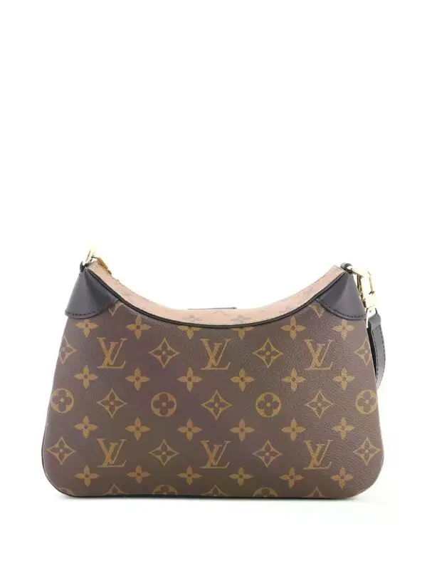LOUIS VUITTON Twinny Handbag Monogram Canvas And Reverse Monogram Canvas With Leather Shoulder Bag - Brown