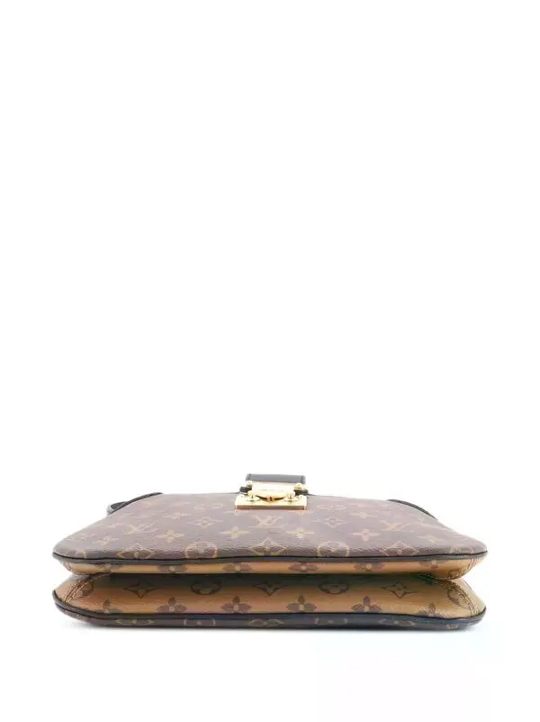 LOUIS VUITTON Twinny Handbag Monogram Canvas And Reverse Monogram Canvas With Leather Shoulder Bag
