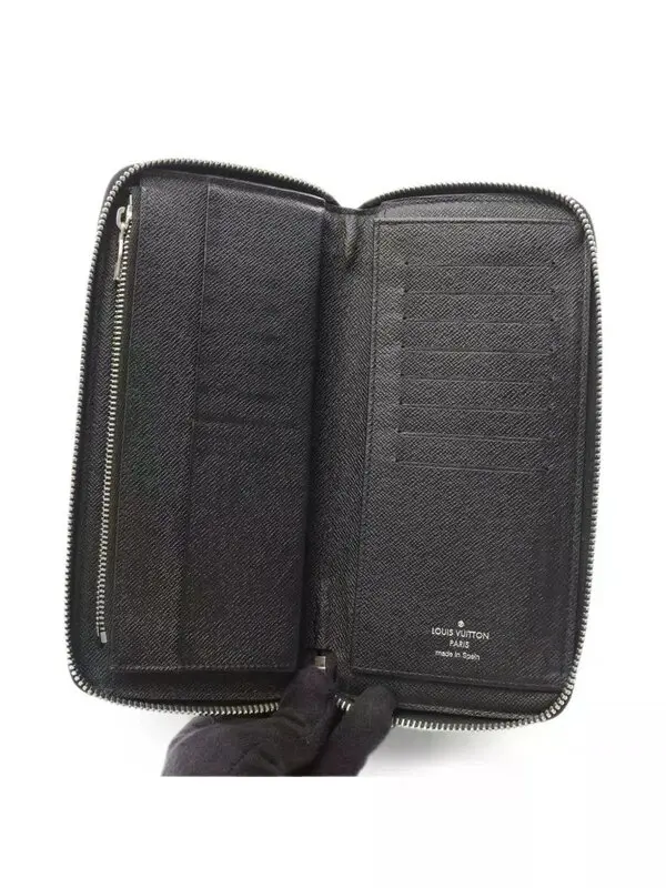 LOUIS VUITTON 2016 Zippy Damier Graphite Wallet