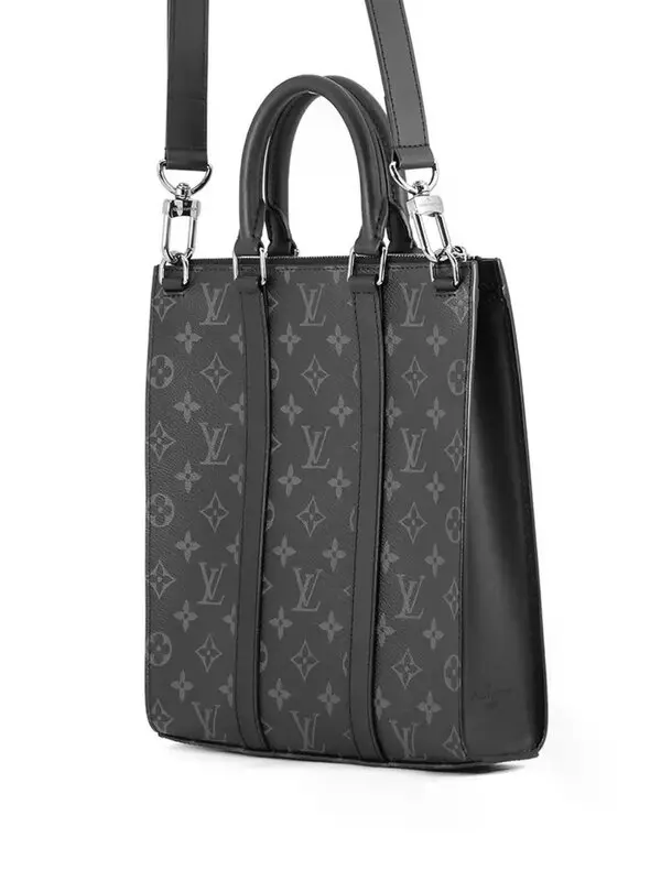 LOUIS VUITTON 2021-2026 Monogram Eclipse Sac Plat Satchel