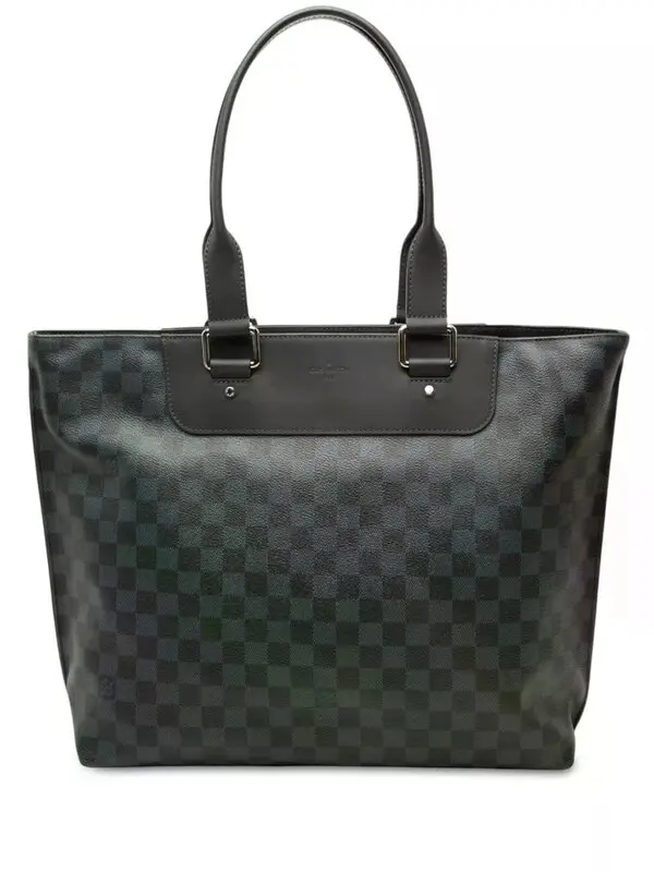 LOUIS VUITTON 2017 Damier Cobalt Cabas Voyage Tote Bag