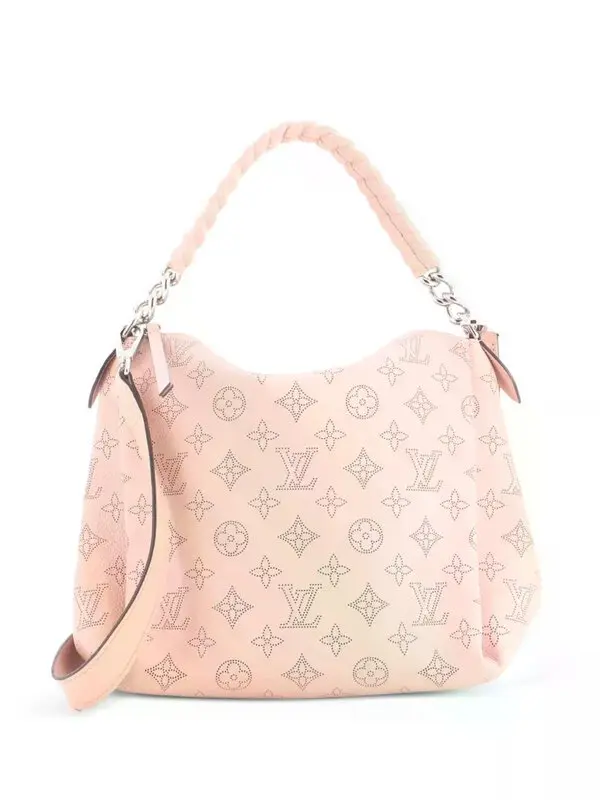 LOUIS VUITTON Babylone Handbag Mahina Leather Bb Hobo Bag