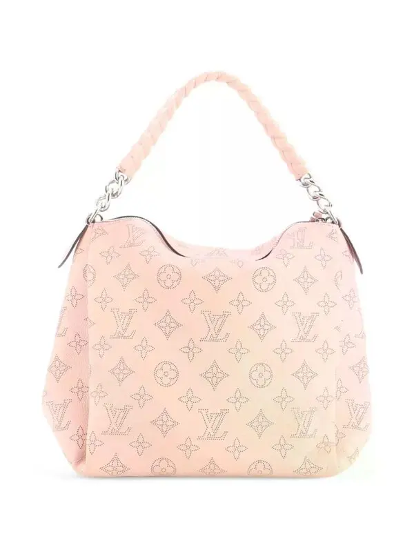 LOUIS VUITTON Babylone Handbag Mahina Leather Bb Hobo Bag
