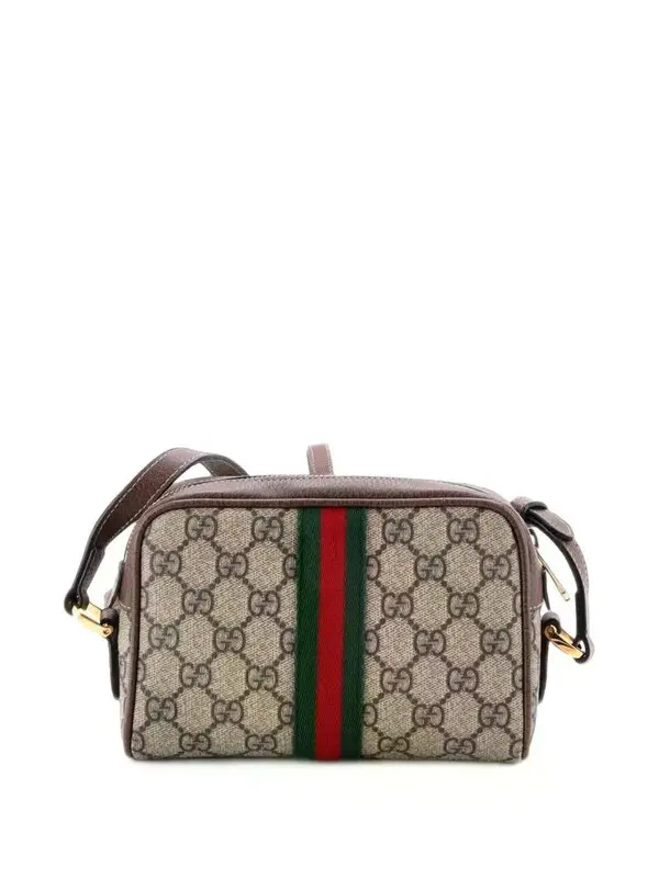 Gucci Ophidia Shoulder Bag Gg Coated Canvas Mini Crossbody Bag