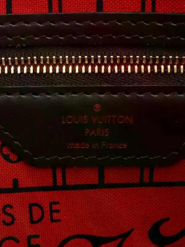 LOUIS VUITTON 2013 Damier Ebene Neverfull Pm Tote Bag