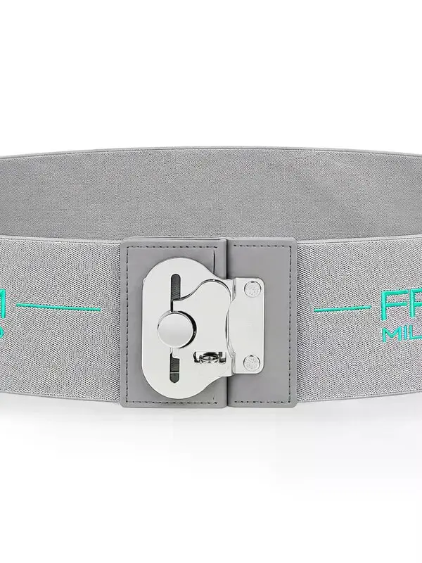 FPM MILANO Butterfly-lock Elasticated Belt - Grey