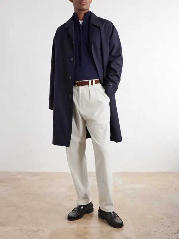 Canali Wool Half-zip Sweater