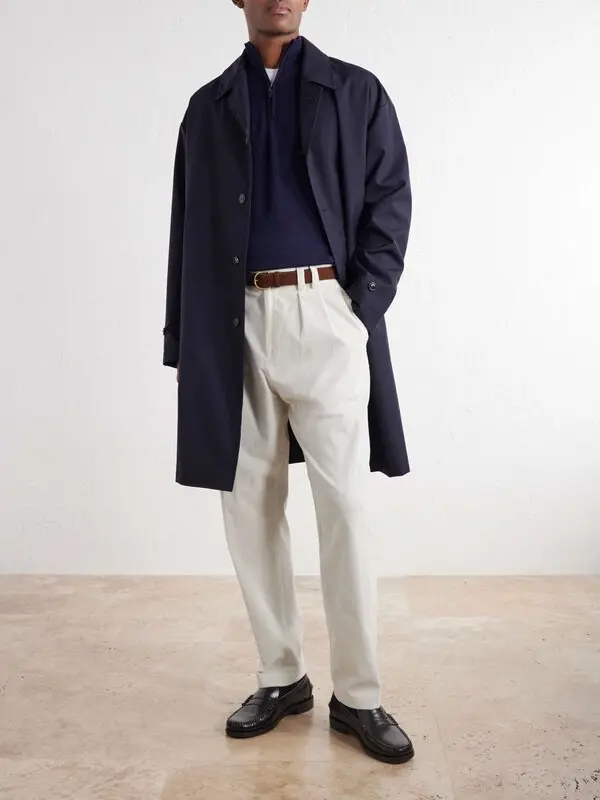 Canali Wool Half-zip Sweater