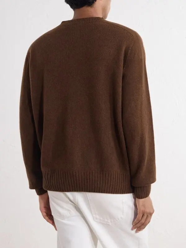 MARGARET HOWELL Seamless Merino Wool And Cashmere-blend Sweater