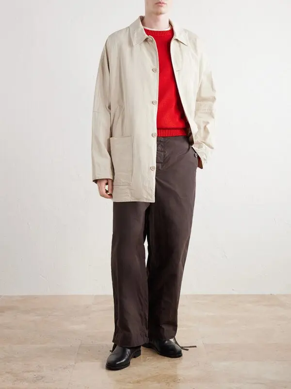 CASEY CASEY Weiping Crinkled-cotton Jacket