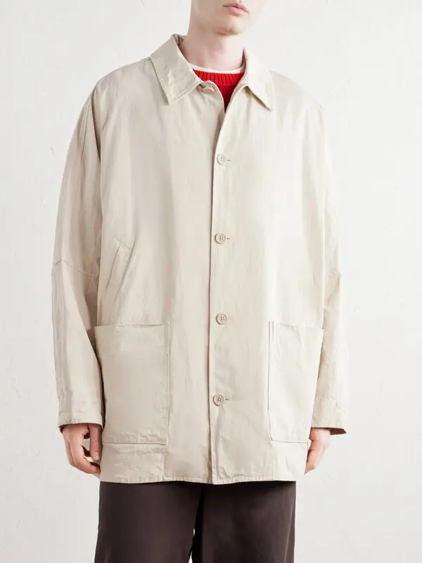 CASEY CASEY Weiping Crinkled-cotton Jacket
