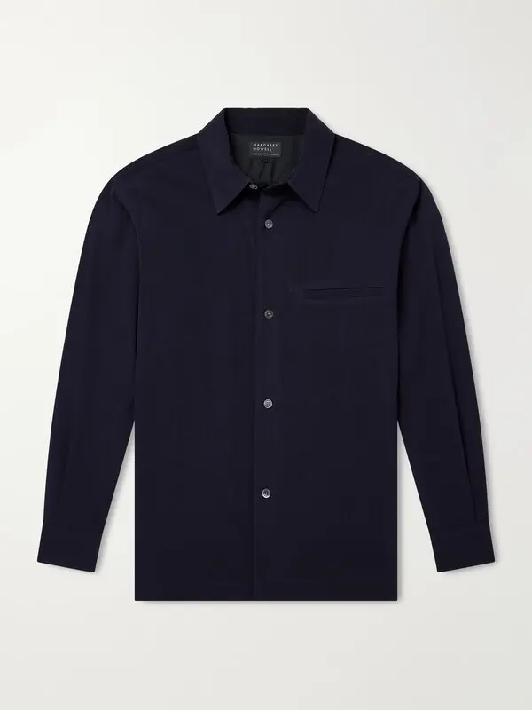 MARGARET HOWELL Brushed Wool-twill Shirt