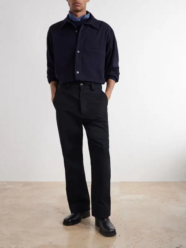 MARGARET HOWELL Brushed Wool-twill Shirt