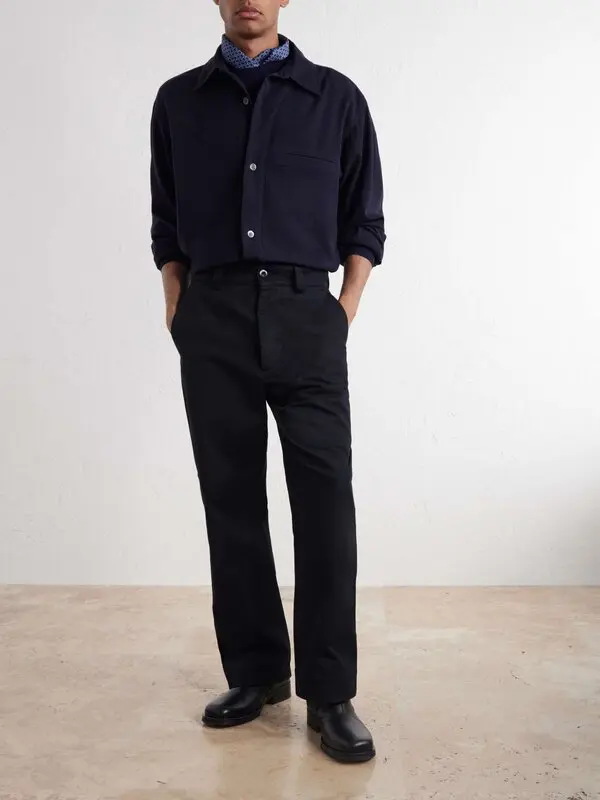 MARGARET HOWELL Brushed Wool-twill Shirt
