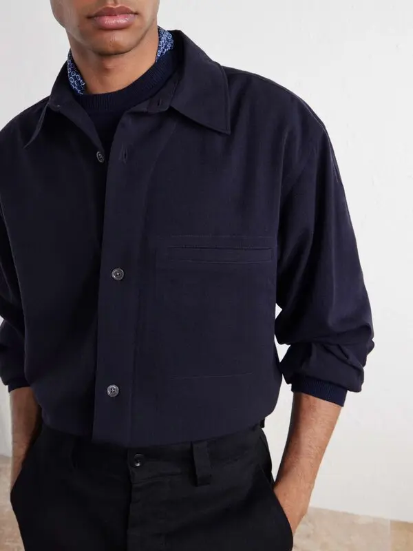 MARGARET HOWELL Brushed Wool-twill Shirt