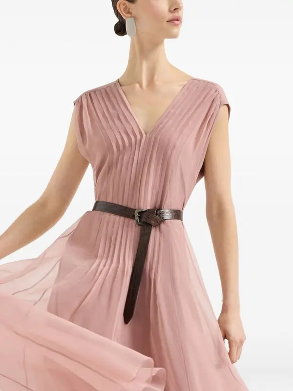 Brunello Cucinelli Silk Long Dress