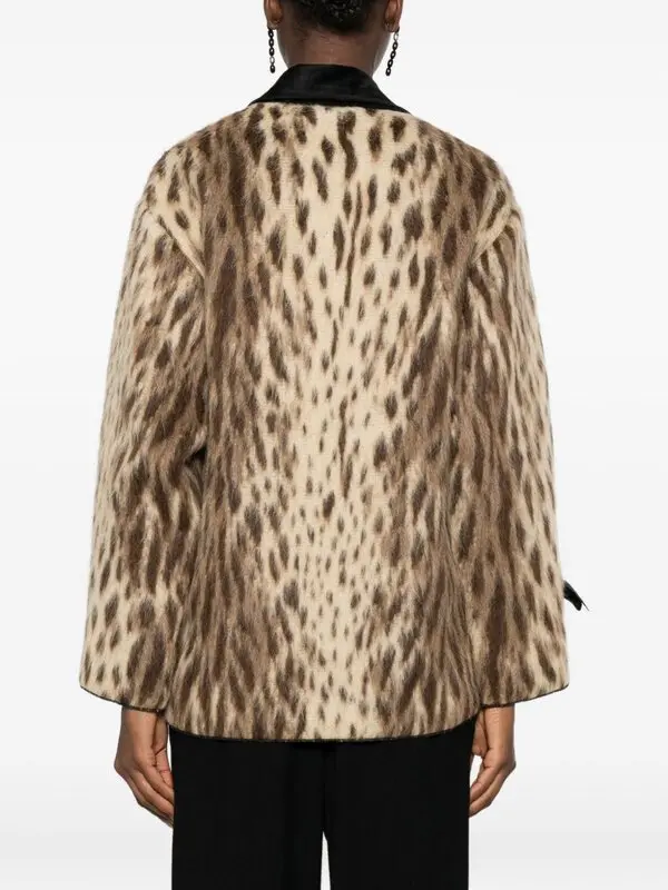 FORTE_FORTE Wool Blend Double-breasted Jacket