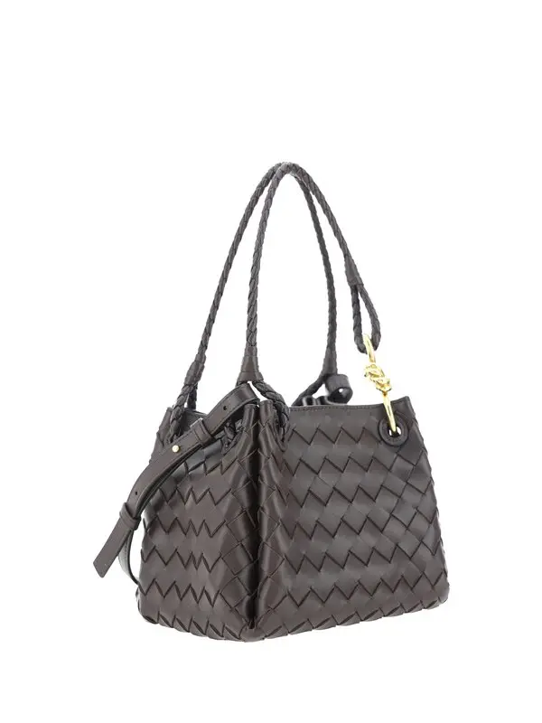 Bottega Veneta Small Parachute Shoulder Bag - Brown